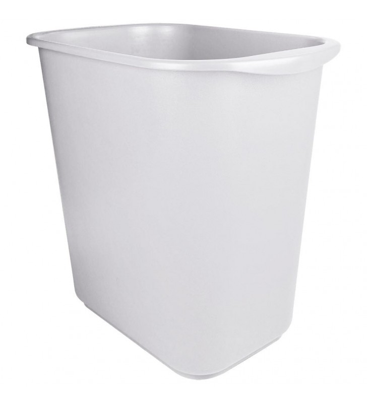 CESTO RECTANGULAR 13 LITROS BLANCO 8011BL