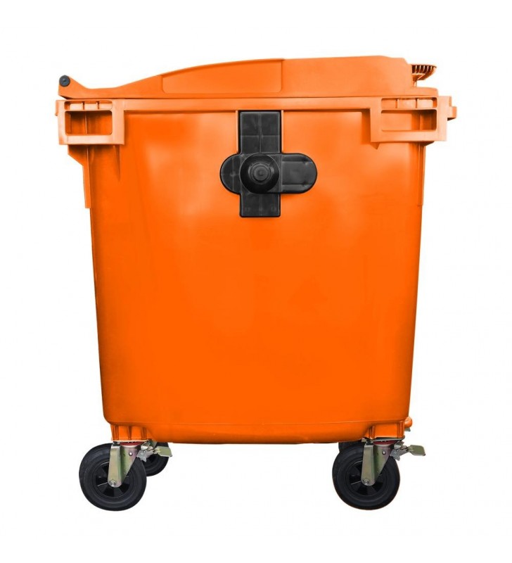 CONTENEDOR 1100 LITROS NARANJA SIN PEDAL 8638NA