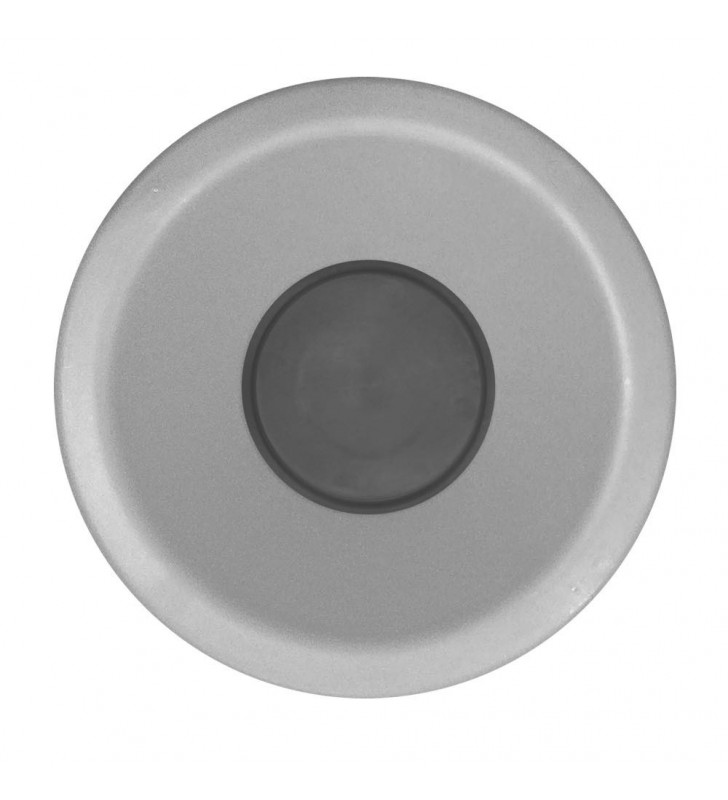 BOTE REDONDO 45 LITROS CON TAPA EMBUDO GRIS 8384GR