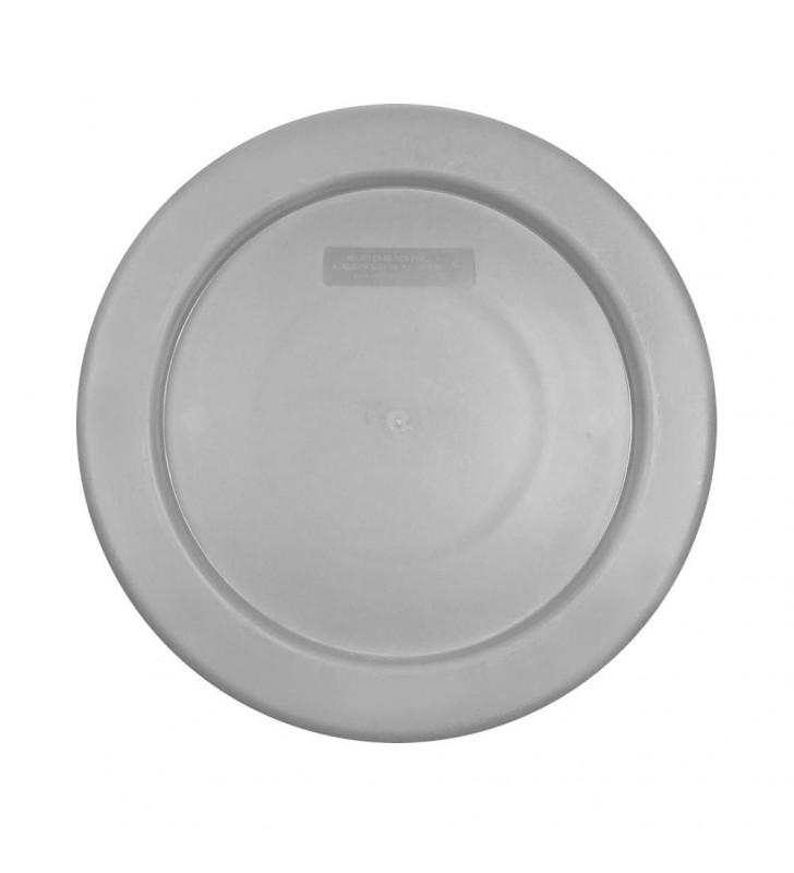 BOTE REDONDO 45 LITROS CON TAPA EMBUDO GRIS 8384GR