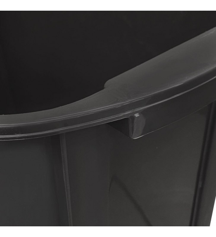 CESTO RECTANGULAR 20L NEGRO 8290NE