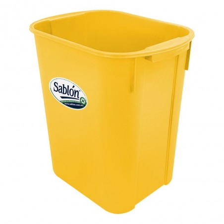 CESTO RECTANGULAR 20L AMARILLO 8371AM
