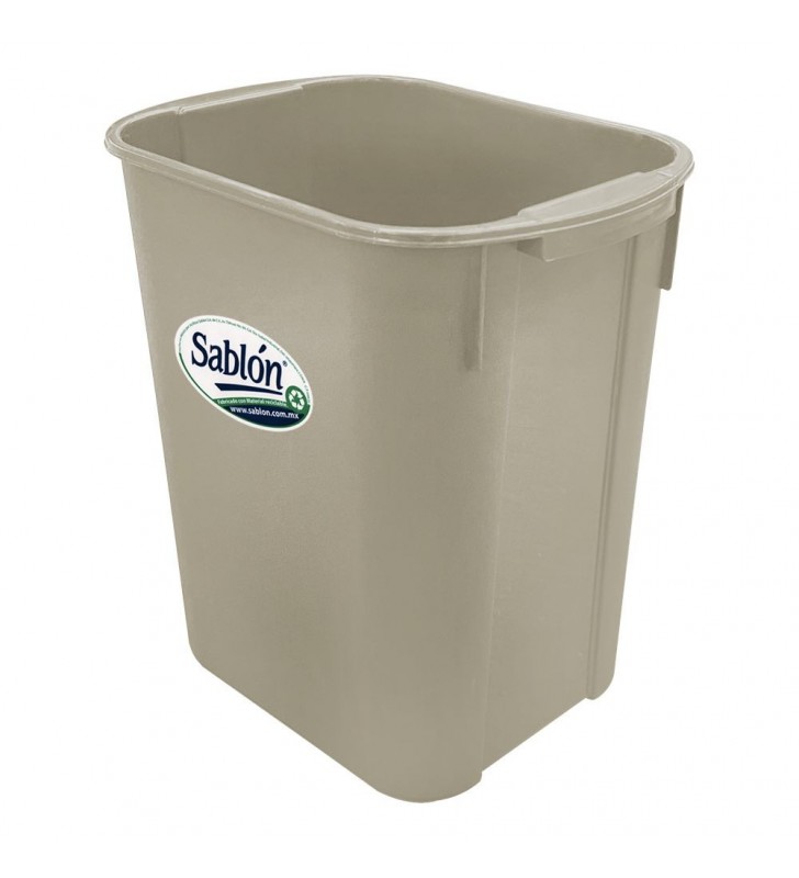 CESTO RECTANGULAR 20L NEGRO 8290NE