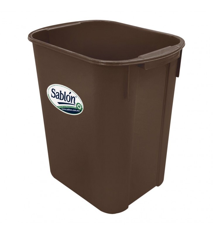 CESTO RECTANGULAR 20L NEGRO 8290NE