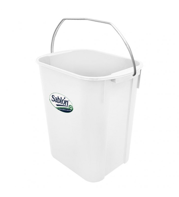 CUBETA RECTANGULAR 19L BLANCO 8231BL