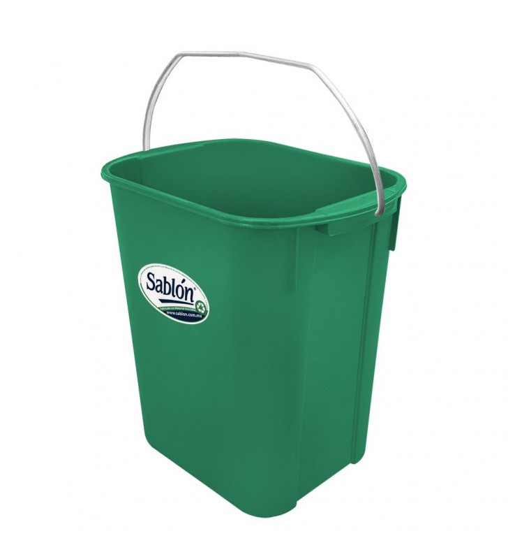 CUBETA RECTANGULAR 19L VERDE 8227VD