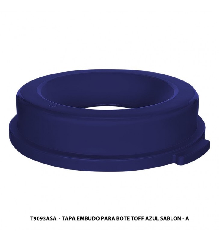 TAPA EMBUDO CESTO TOFF AZUL SABLON T9093ASA