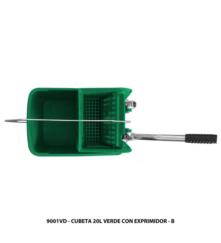 CUBETA EXPRIMIDORA COLOR VERDE 20 LITROS 9001VD