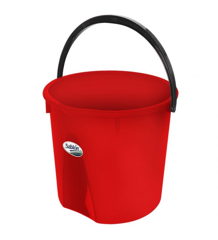 CUBETA 13 LITROS RIGIDA ROJO 9159RJ