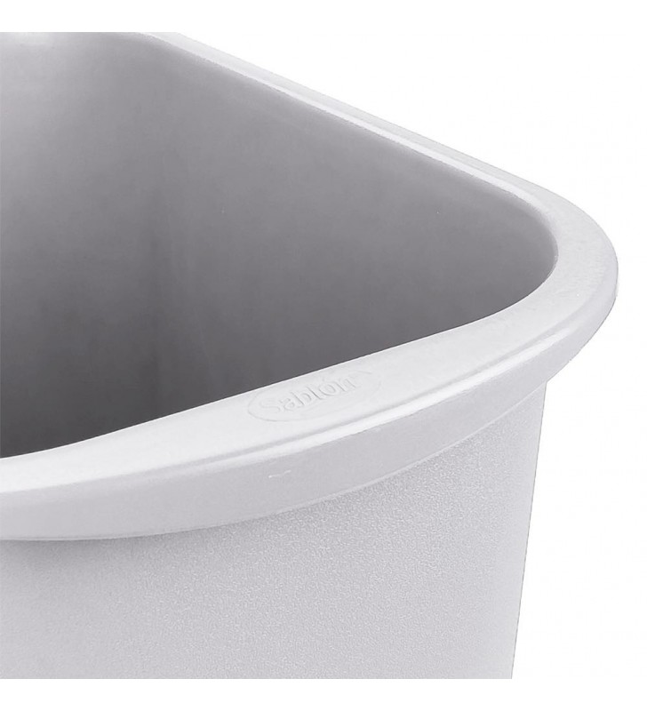 CESTO RECTANGULAR 13 LITROS BLANCO 8011BL