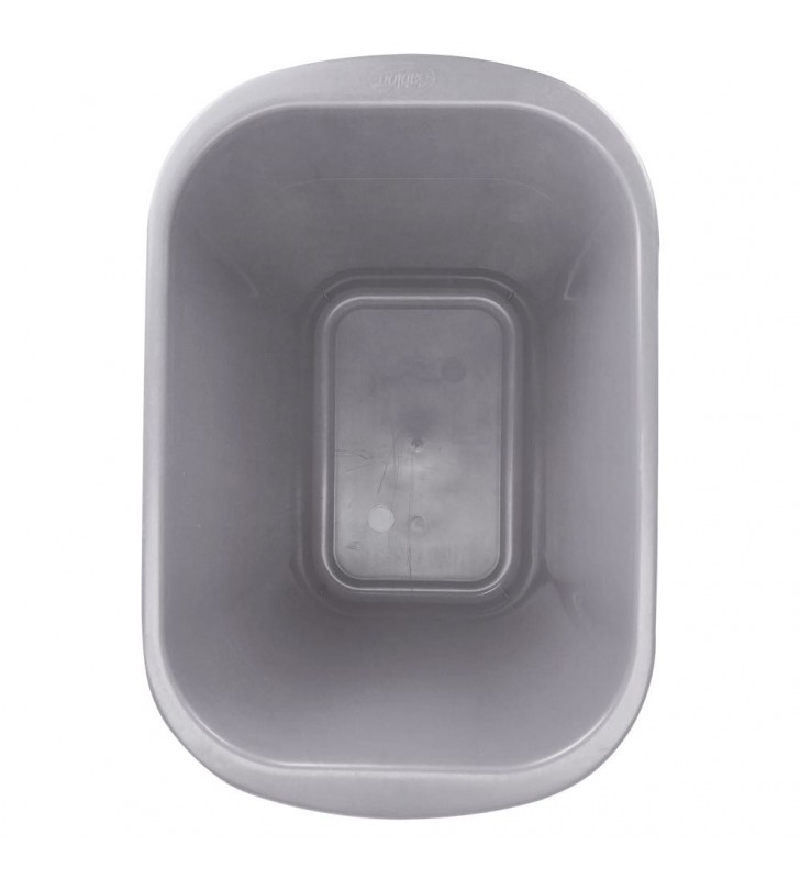 CESTO RECTANGULAR 13 LITROS GRIS 8014GR