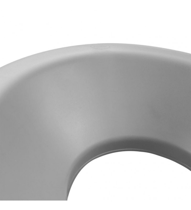 TAPA EMBUDO CESTO REDONDO 45-80 LITROS GRIS T8384GR