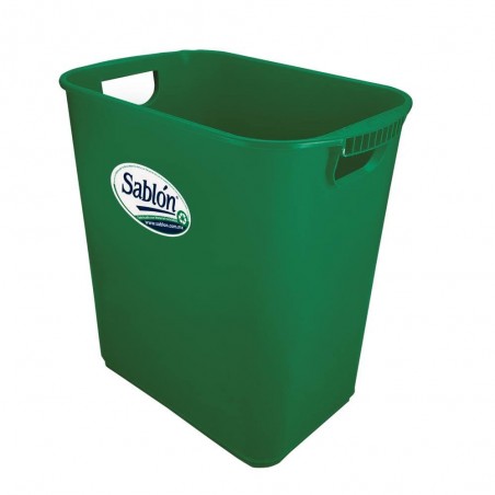 CESTO JUMBO CON ASAS VERDE 8026VD