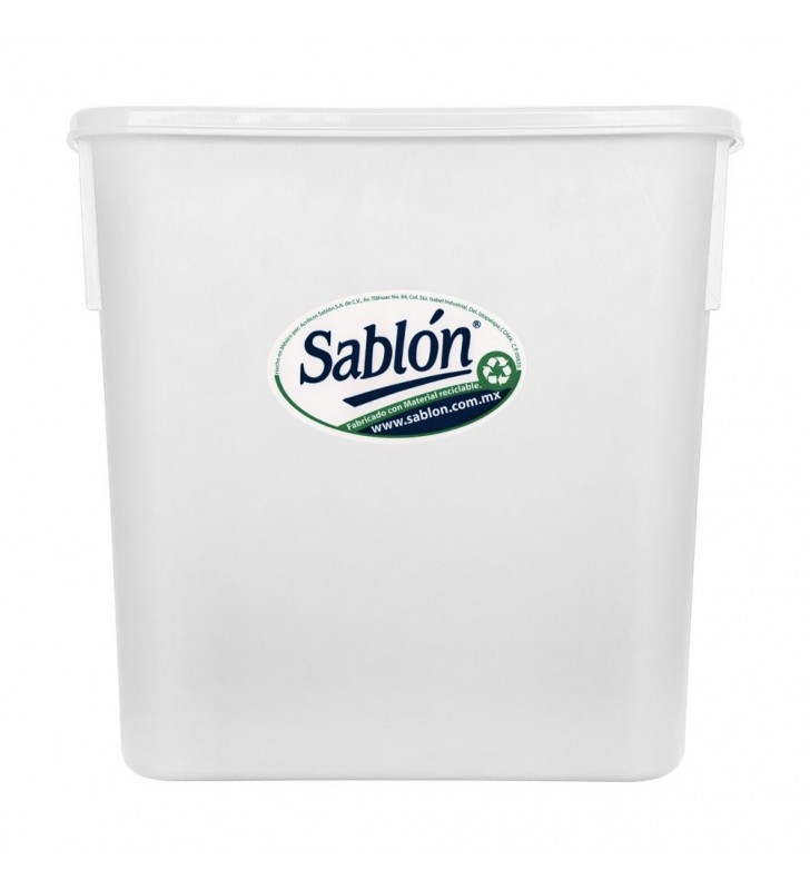 CESTO RECTANGULAR 4L BLANCO 8311BL